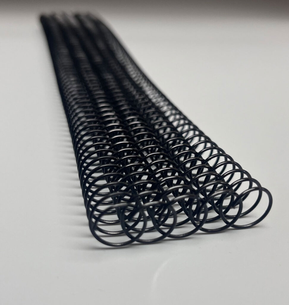 7/16" x12" #5 Black Spiral Wire (3 Pieces) - PEL Manufacturing